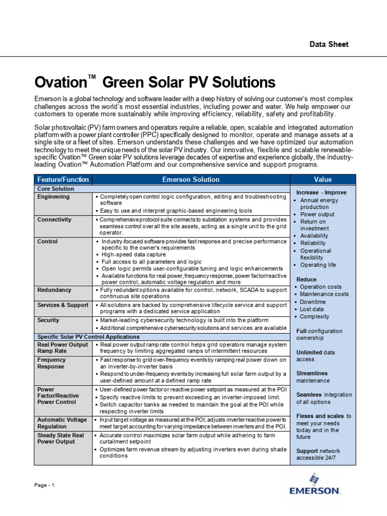 Ovatio Green Solar PV Solutions en 11092874 | PDF | Photovoltaic System ...