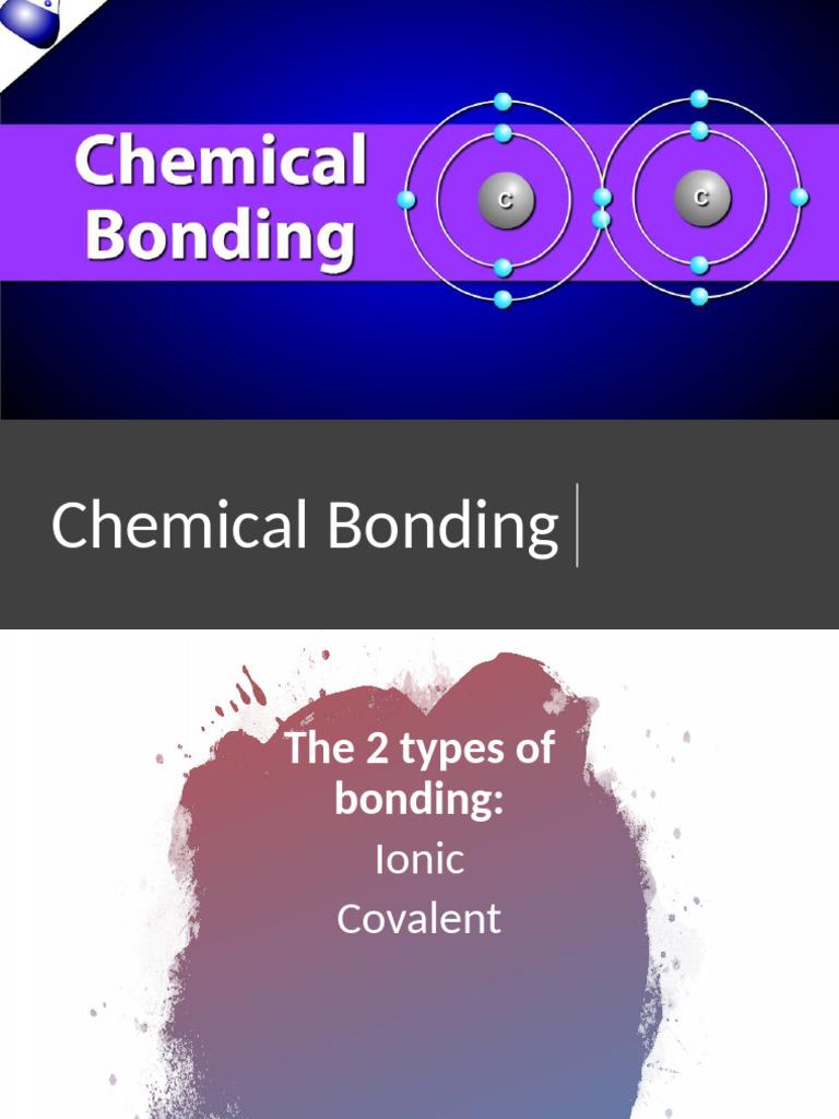 Ionic Bonding | PDF | Ion | Chemical Bond