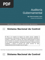 Sistema de Auditoria de Gestion Gubernamental - CGR | PDF | Auditoría | Contralor