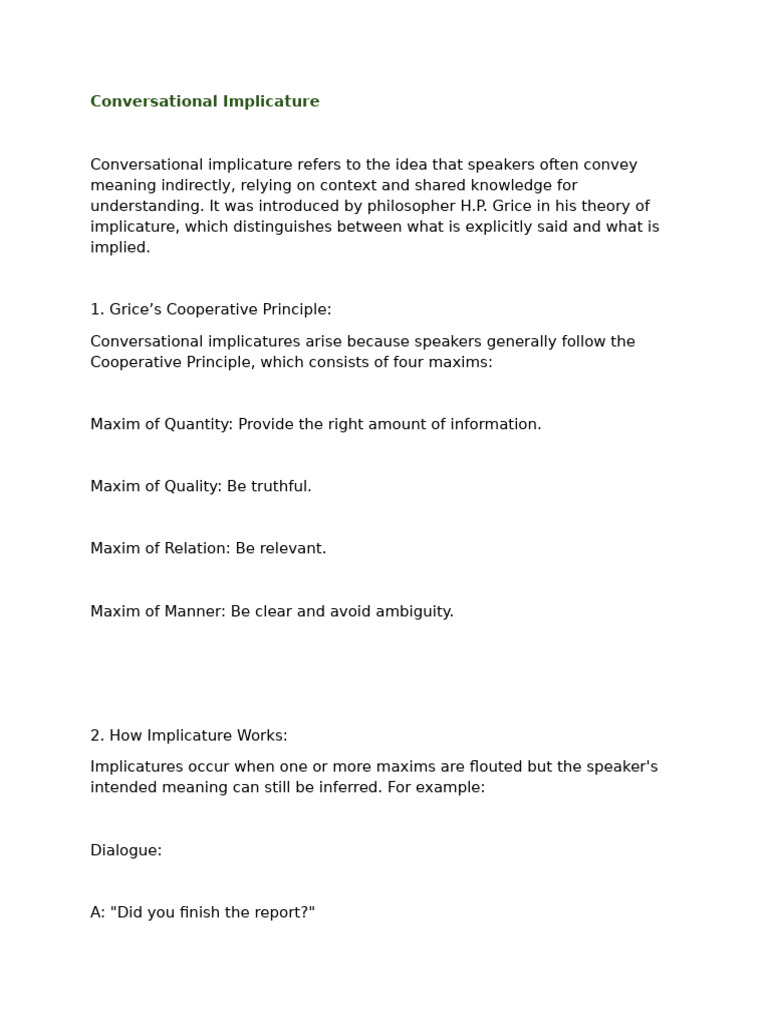 Notes On Conversation Analysis Part 2 Pdf