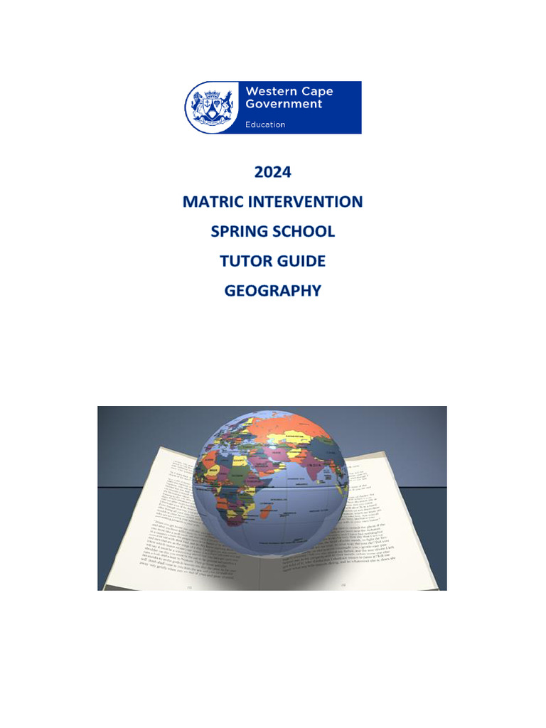 Geography Grade 12 Geomorphology Teacher Guide English | PDF | Tropical ...