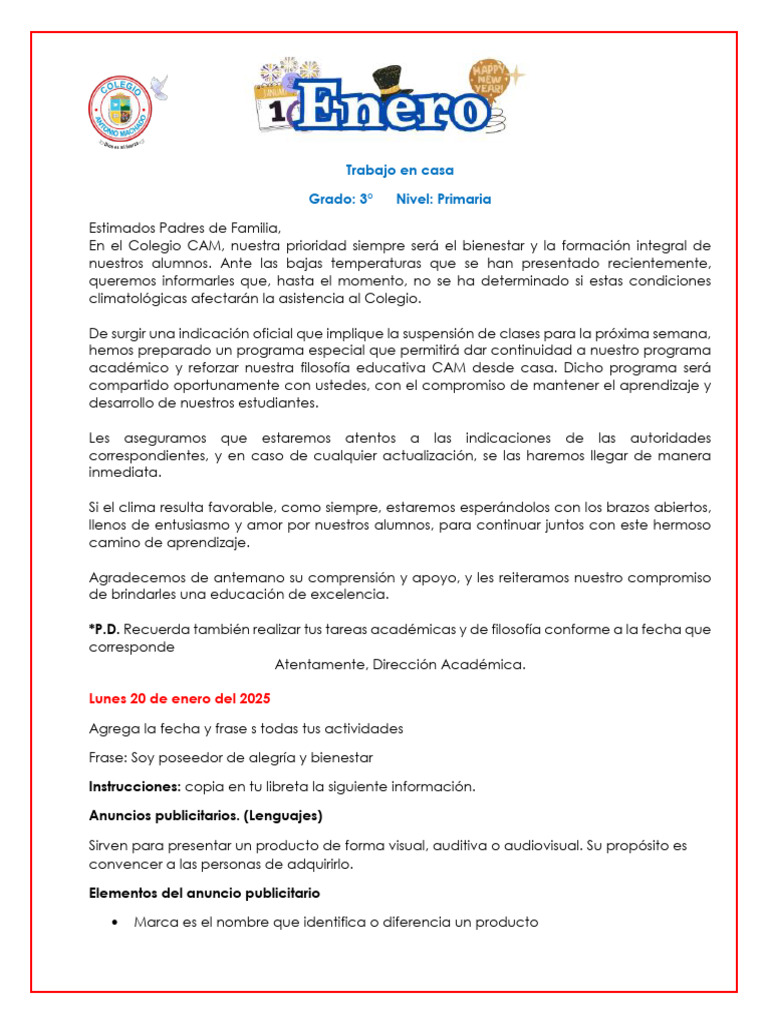 3ero Prim CE | PDF | Aprendizaje