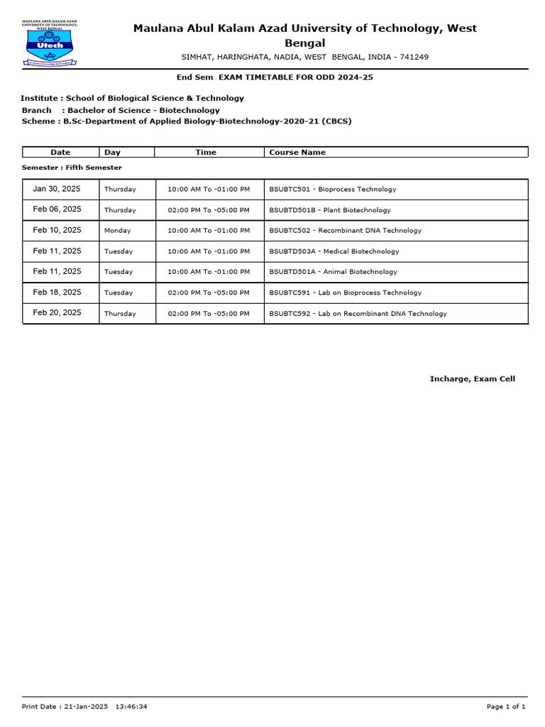 BSC Sem V Finalized | PDF