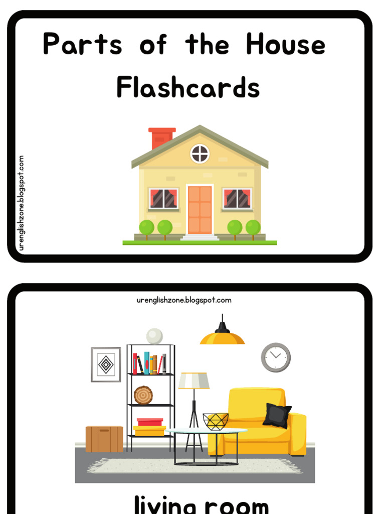 Parts of The House Flashcards | PDF