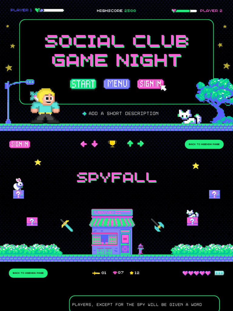 Social Club Game Night | PDF