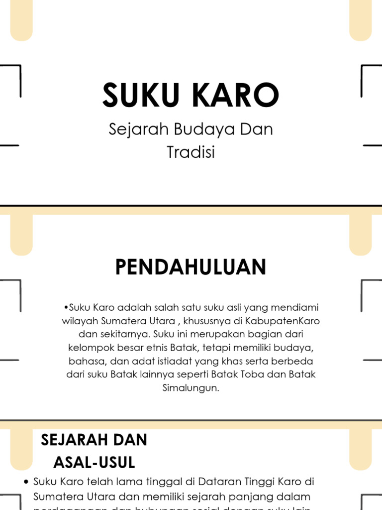 Suku Karo | PDF
