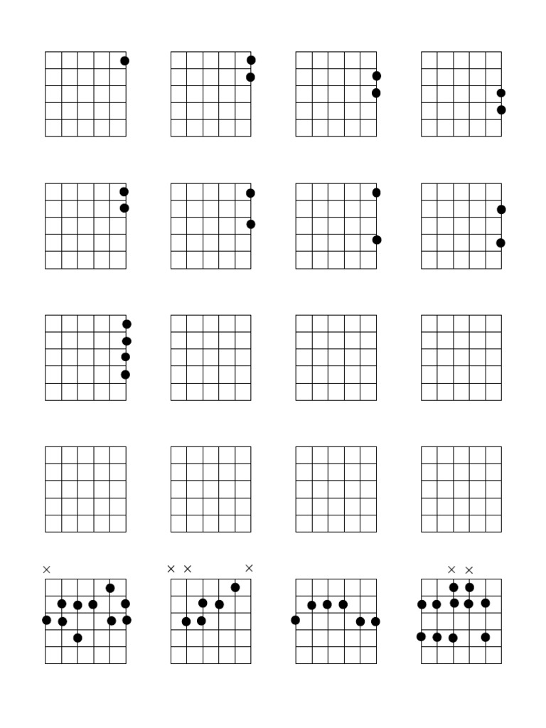 Finger Combination Exercise | PDF