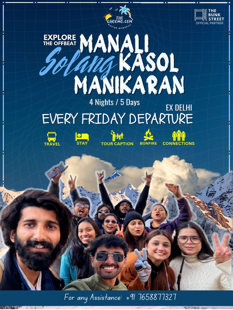 MANALI KASOL SOLANG Itinerary - Compressed | PDF