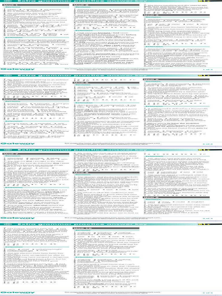 B1-Extra-grammar-practice-worksheets-answer-key.pdf | PDF