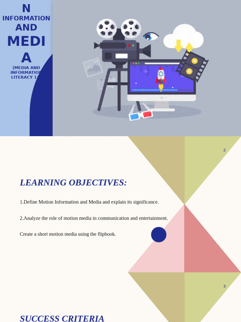 MOTION INFORMATION and MEDIA | PDF | Animation | Computer Animation