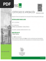 Certificado de Isem | PDF