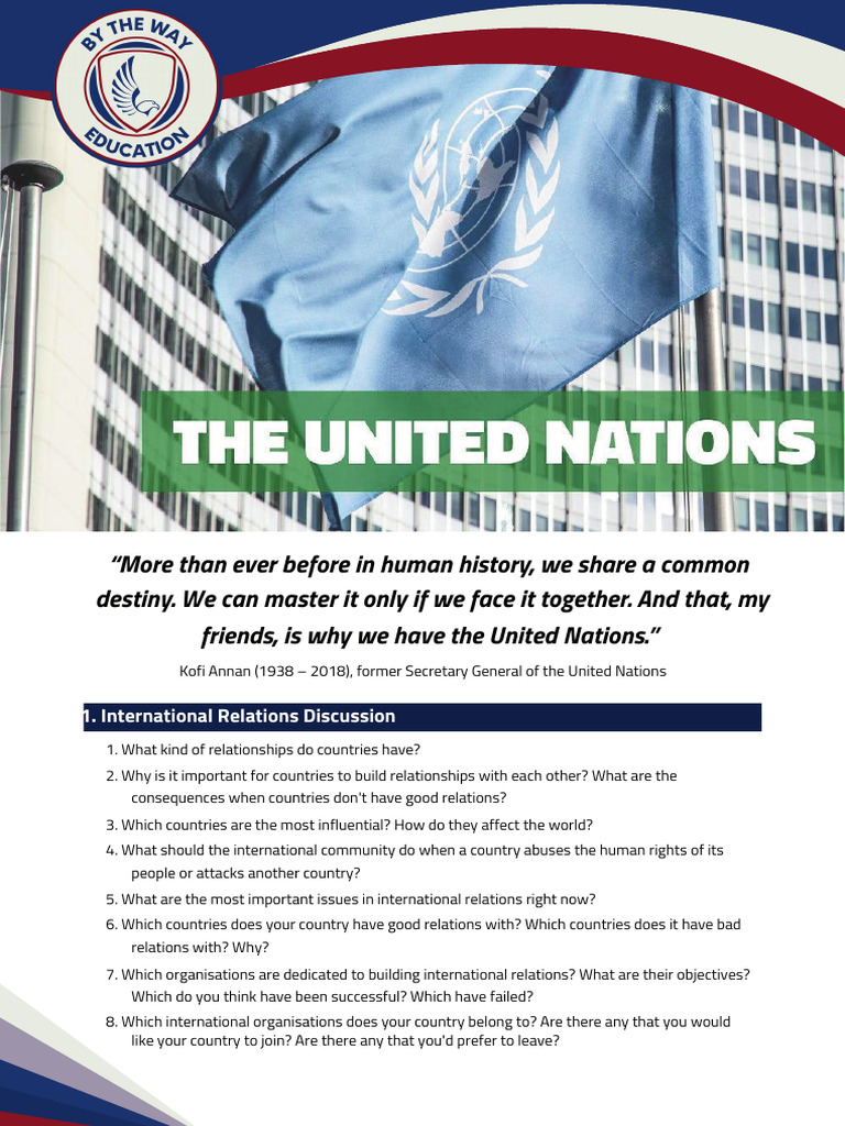 United Nations | PDF | United Nations | International Relations