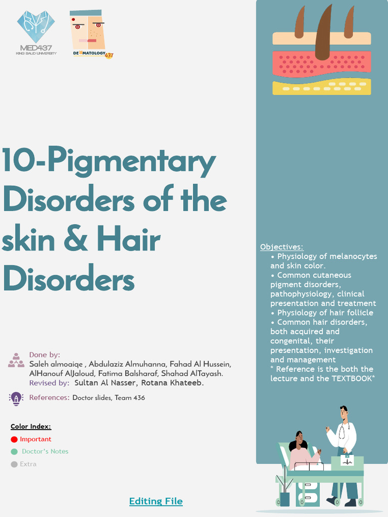 10-Pigmentary Disorders of The Skin and Hair Disorders | PDF | Hair ...