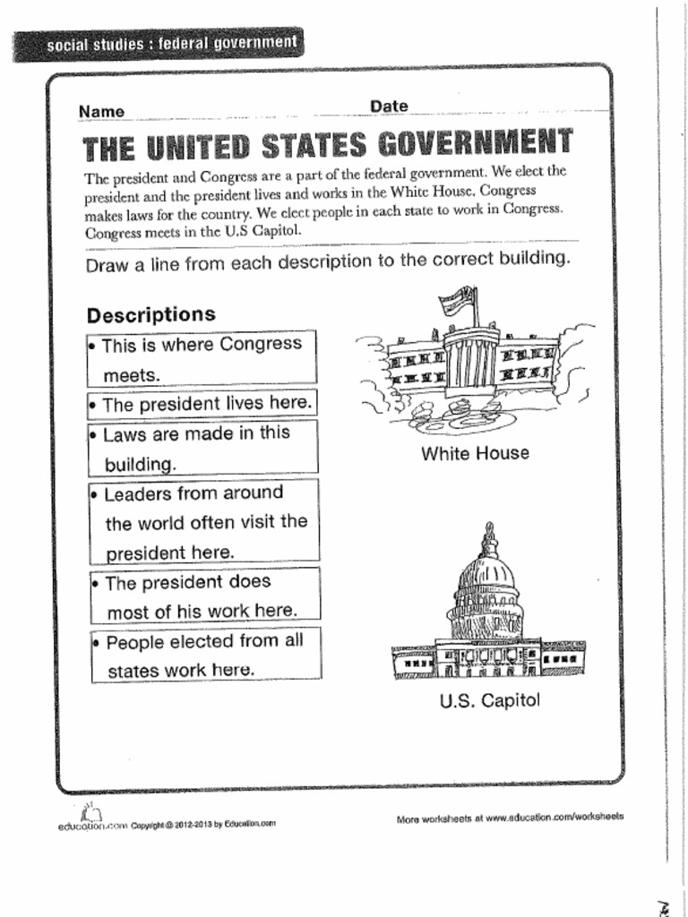 Social Studies-Three Branches of Gov. | PDF