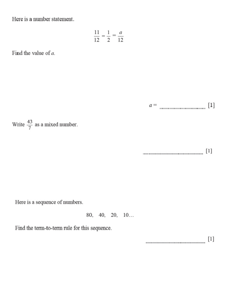 Math Trial | PDF