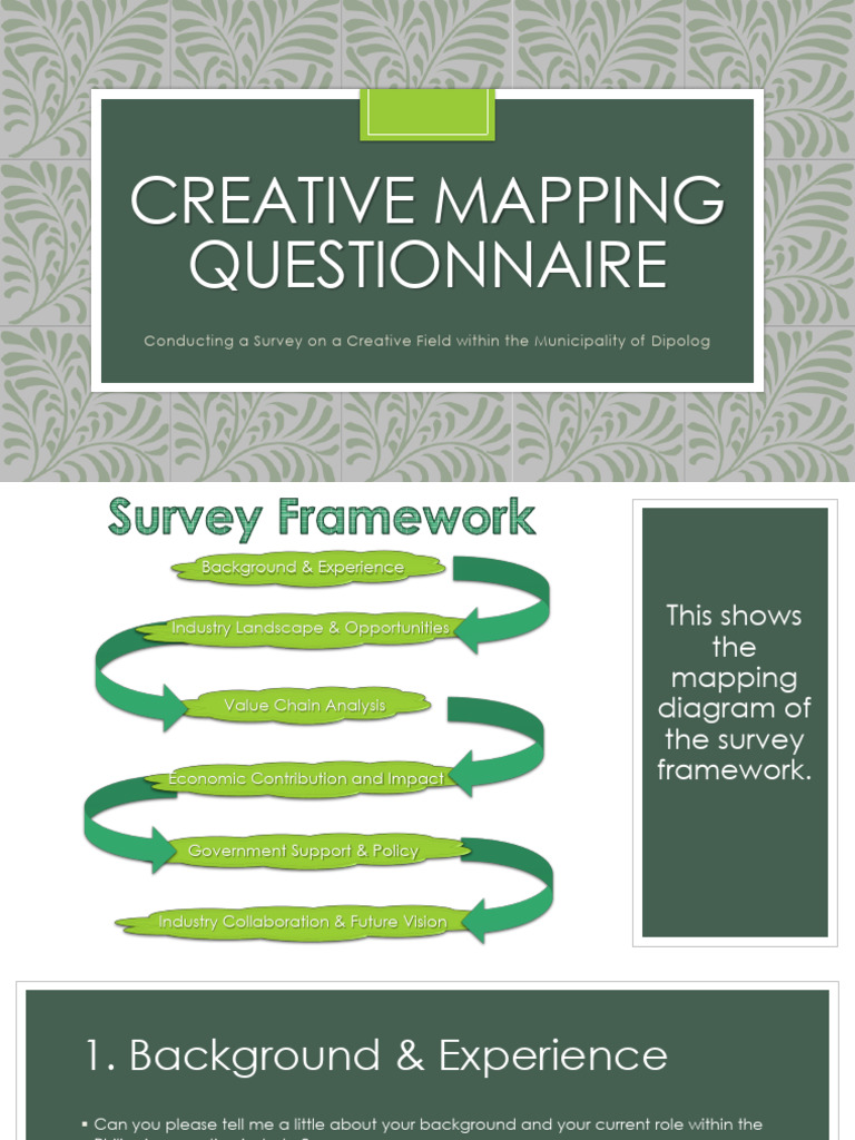 Creative-Mapping-Questionnaire-ppt | PDF | Economies
