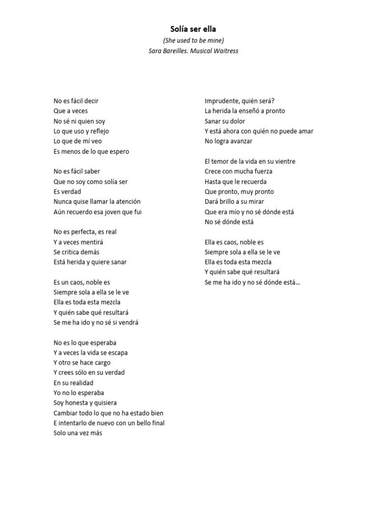 Solia Ser Ella | PDF