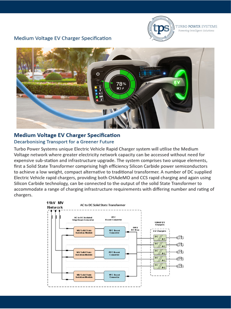 Medium Voltage EV Charger Specs | PDF | Battery Charger | Transformer