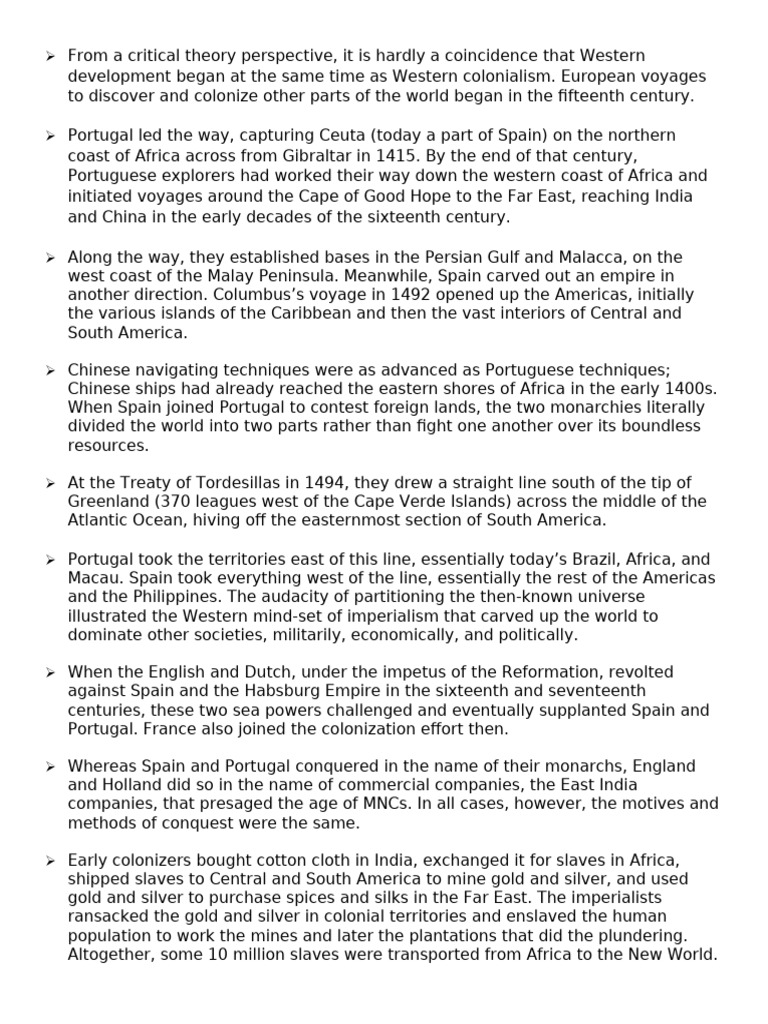 Colonialism and Imperialism | PDF | Colonialism | Capitalism