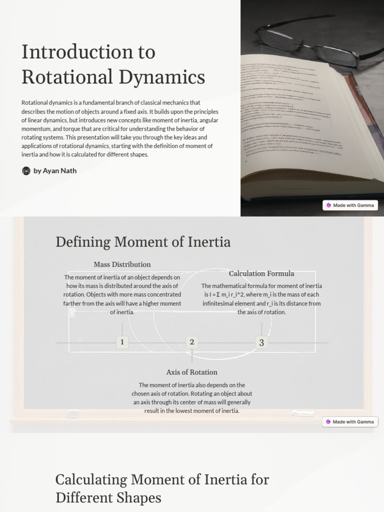 Introduction To Rotational Dynamics | PDF | Rotation Around A Fixed Axis | Torque