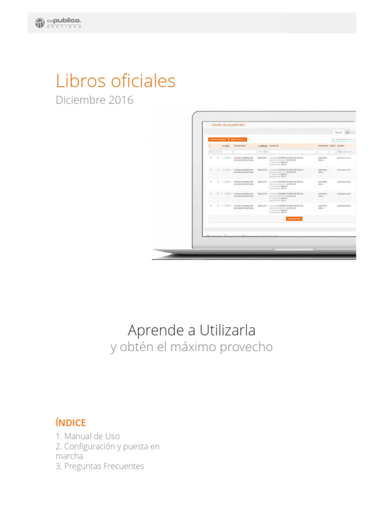 Manual de Libros Oficiales 2016 | PDF | Ventana (informática) | Informática