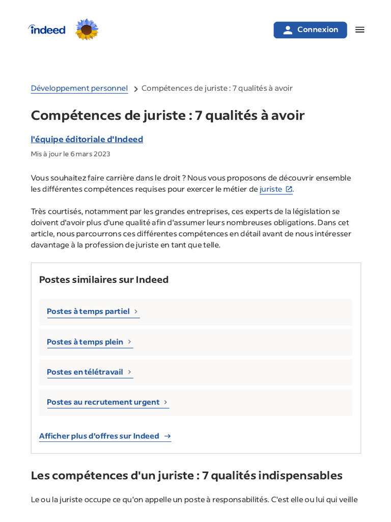 7 Qualités Essentielles d'un Juriste | PDF | Business | Avocat