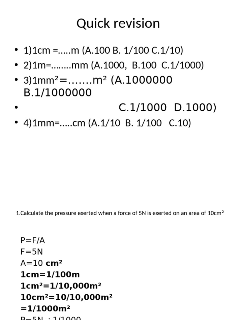 Pressure Calculations and Fluid Concepts | PDF