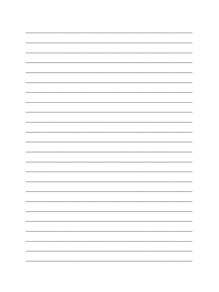 Lined Paper | PDF