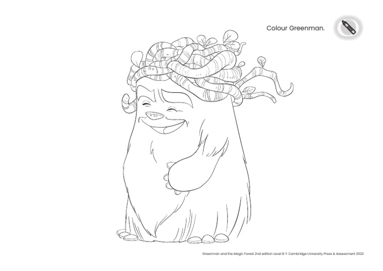 Greenman 2ED - Level B - Colouring Worksheet - Greenman | PDF