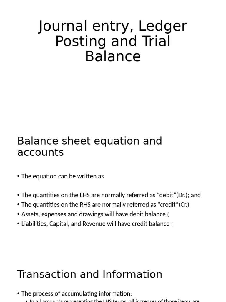 Journal and Ledger Entries | PDF | Debits And Credits | Money