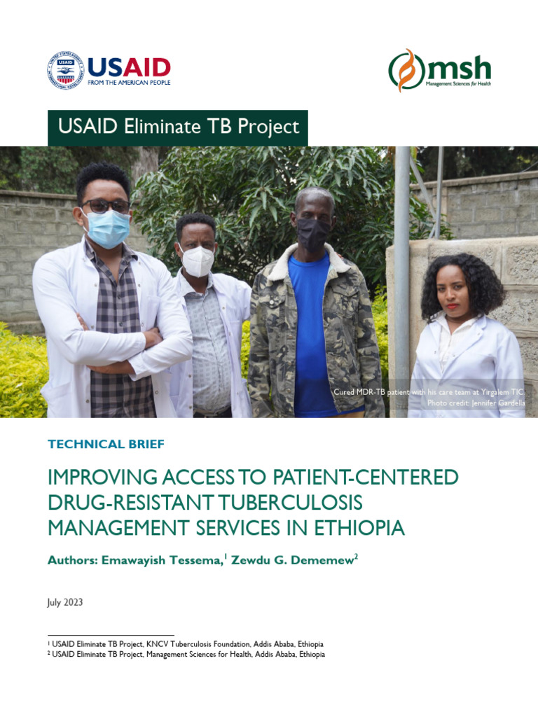 Enhancing Drug-Resistant TB Care in Ethiopia | PDF | Tuberculosis ...