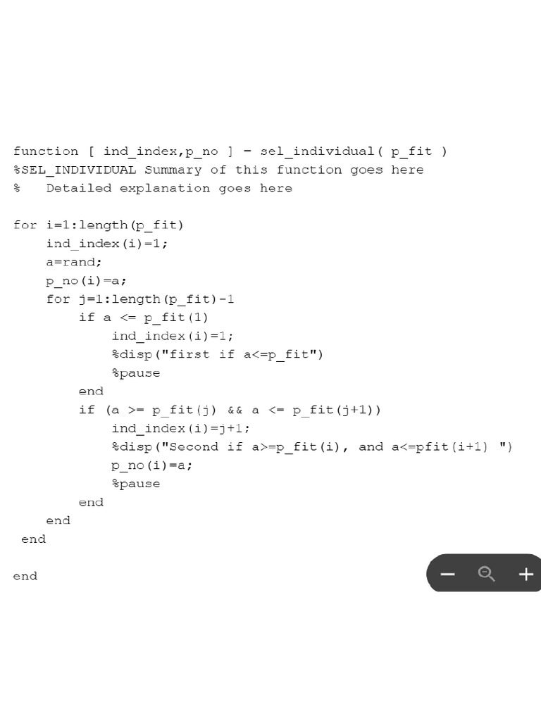 GAs matlab codes | PDF