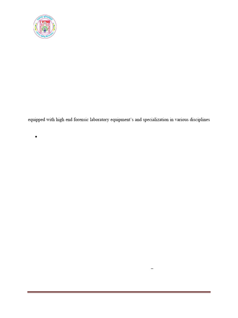 M.Sc Forensic Science Syllabus | PDF | Mass Spectrometry | Fingerprint