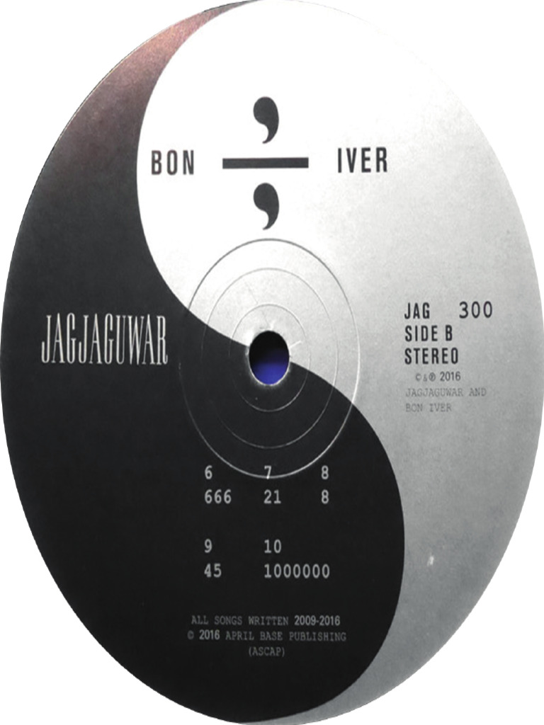 100x70 Bon Iver - 22, A Million LABEL | PDF