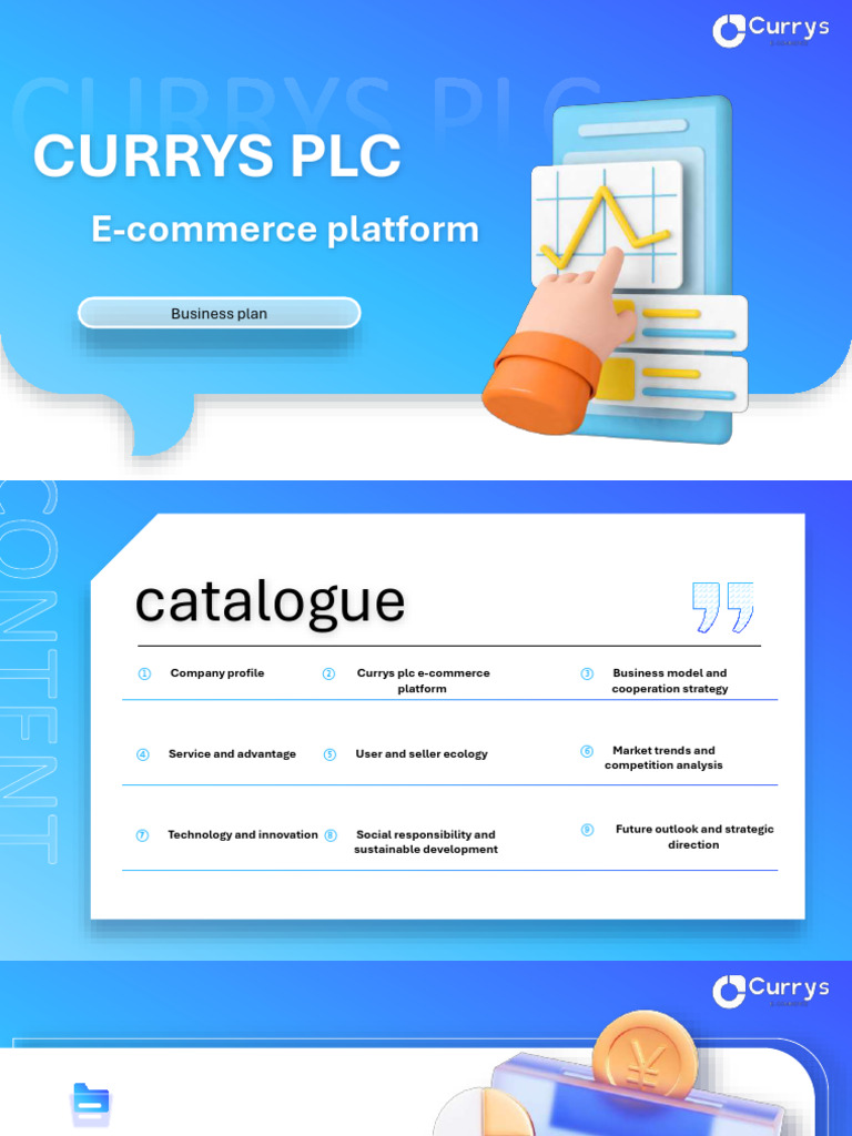 Currys PLC E-Commerce Business Plan | PDF | E Commerce | Market (Economics)