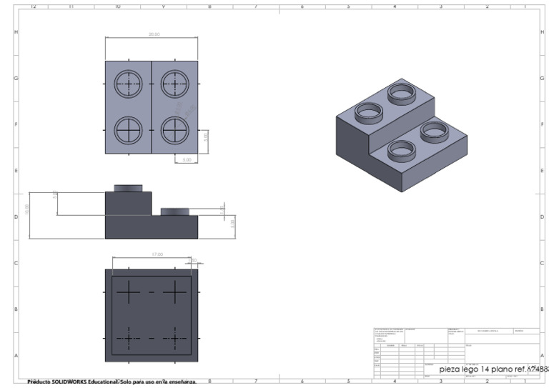 Pieza Lego 14 Plano Ref.6248833 | PDF