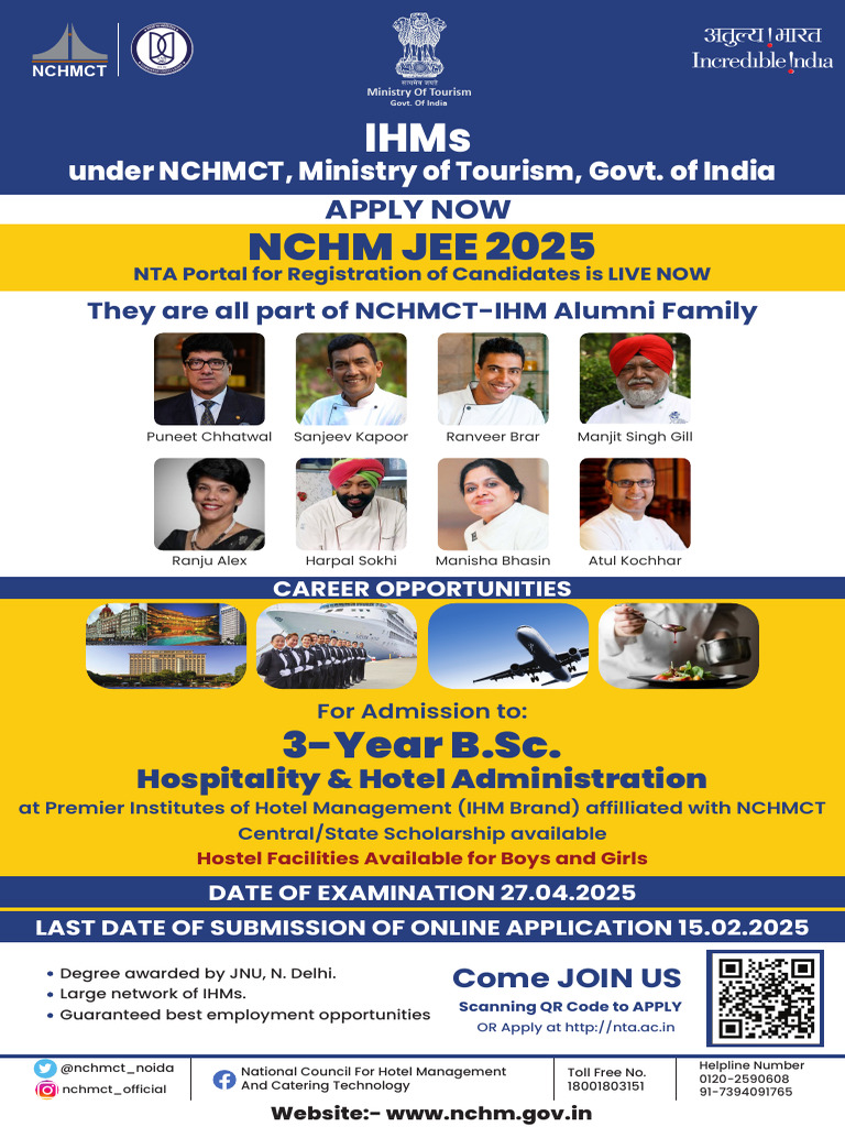 NCHMCT 12X18 03012025 V1 | PDF