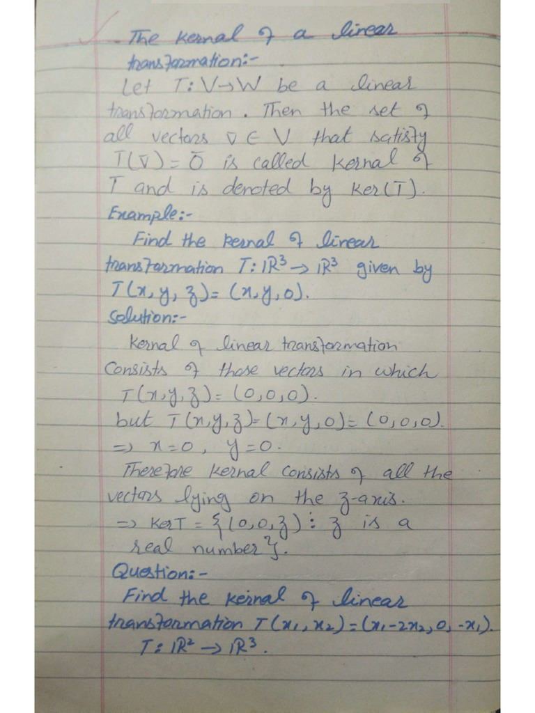 Linear Algebra Finals Syllablus | PDF