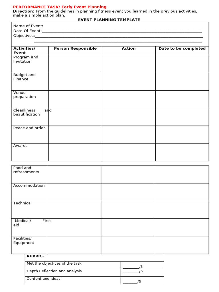 Performance Task - Hope 4 Module 8 | PDF
