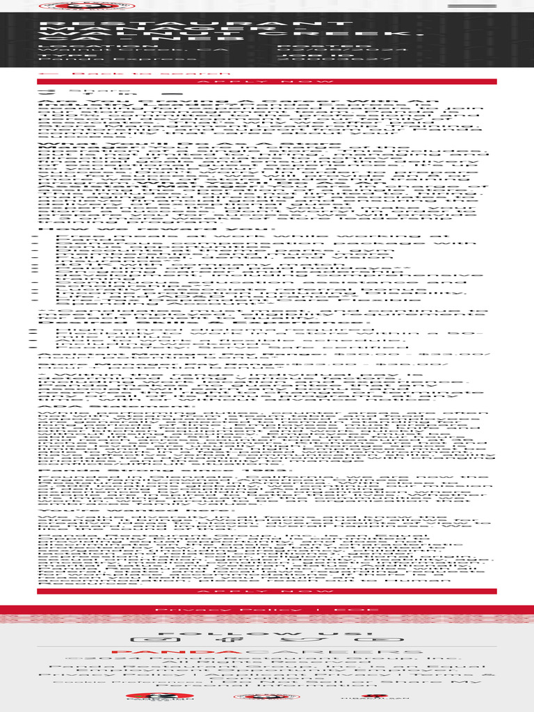 Panda Express Careers - Restaurant Manager - Walnut Creek, CA - NEB ...