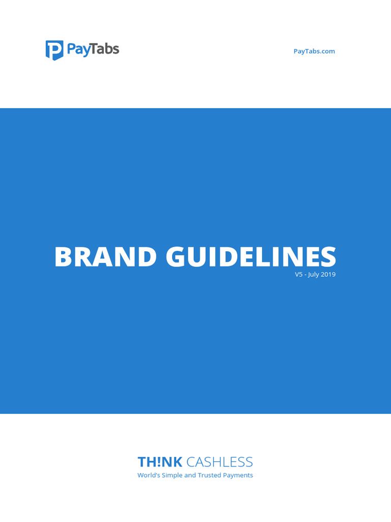 PayTabs Logo Guidelines July 2019 | PDF | Logos | Typefaces