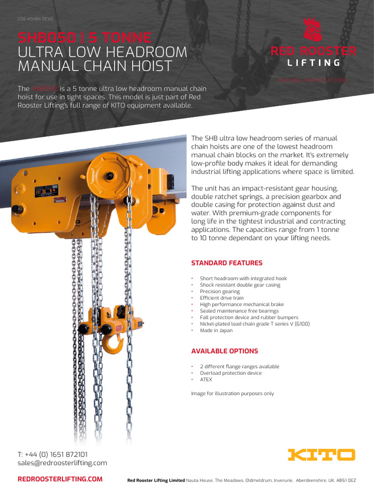 Low Beam Profile - Chain Hoist - 5ton | PDF | Automotive Technologies | Motor Vehicle