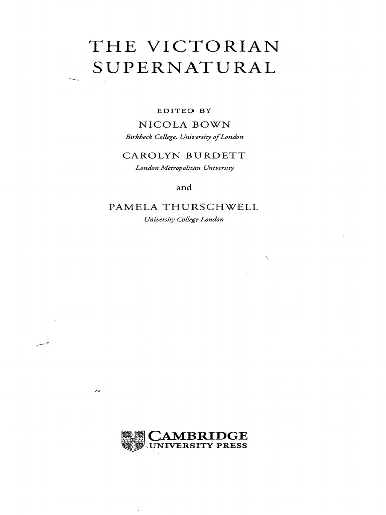 The_Victorian_supernatural | PDF