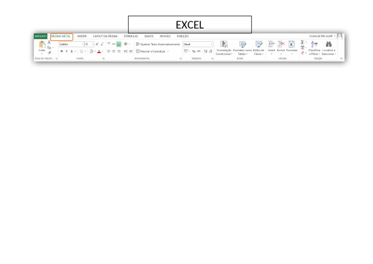 Menus Do Excel | PDF