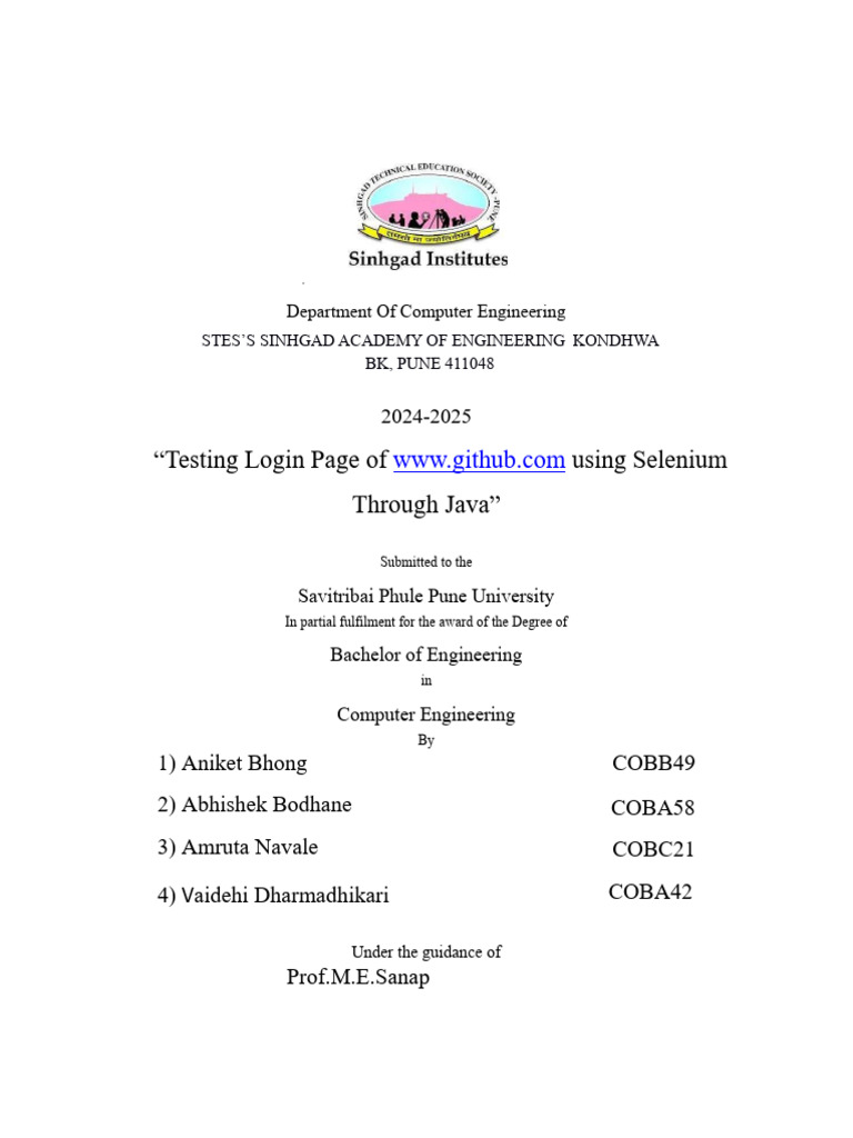 stqa_final (1) (1) | PDF | Software Testing | Selenium (Software)