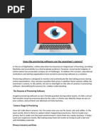 02 - Proctoring Tools - Moodle Proctoring (Webcam) | PDF