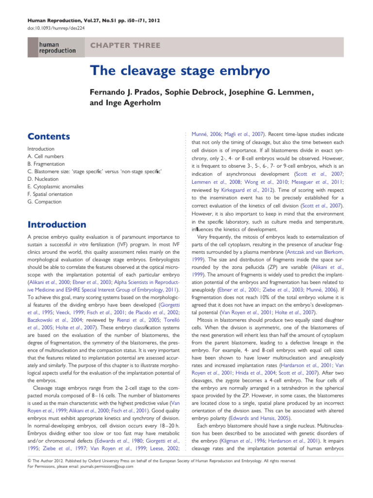 choix de l_embryon Atlas Istambul Clivé | PDF | Cell Nucleus | Embryo