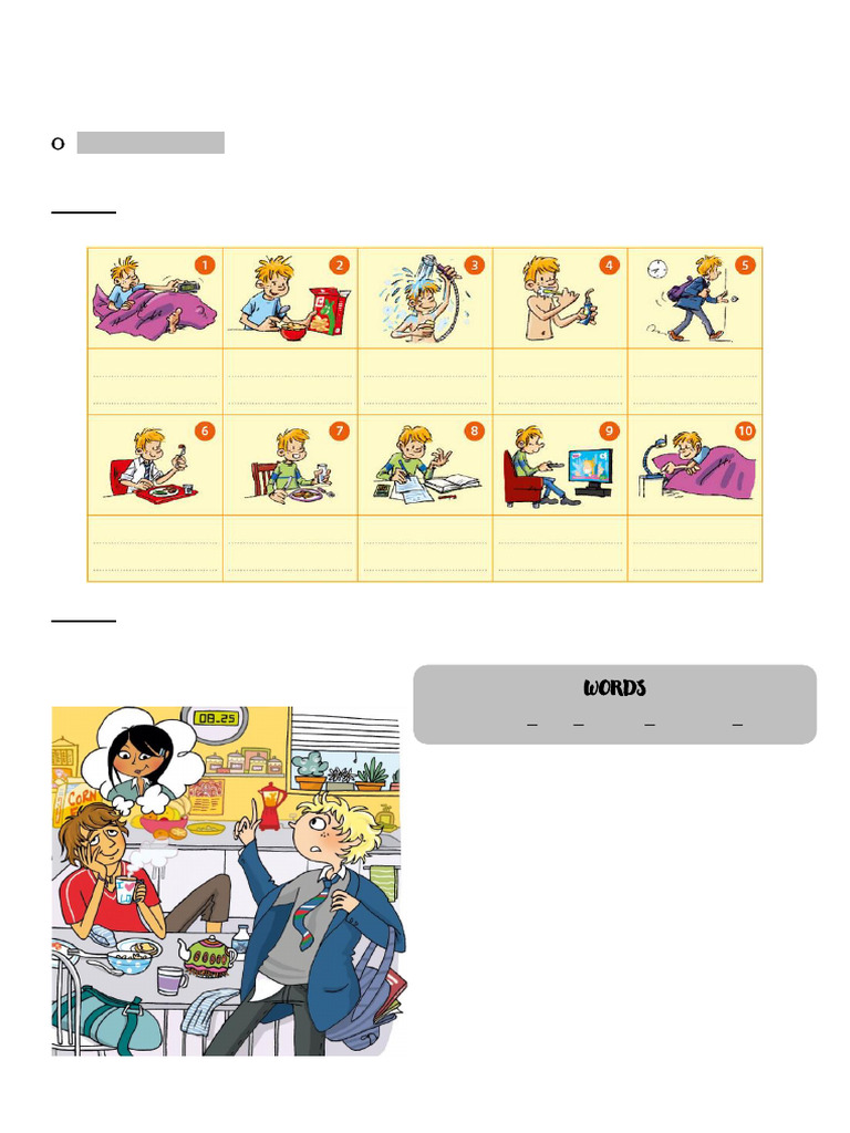 6emetopic3 P2 Word Storm + Getting Ready | PDF