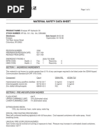 Safety Data Sheet | PDF | Engines | Internal Combustion Engine