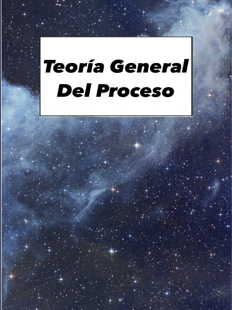TEORÍA GENERAL DEL PROCESO | PDF | Jurisdicción | Ley procesal